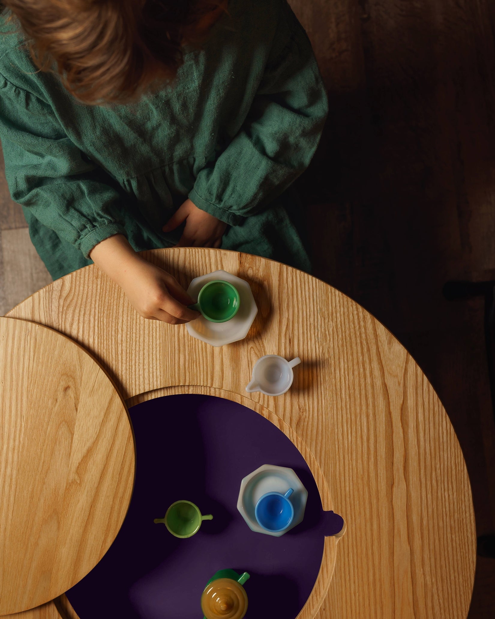 Ruben Round Play Table - Plum – Cassarokids
