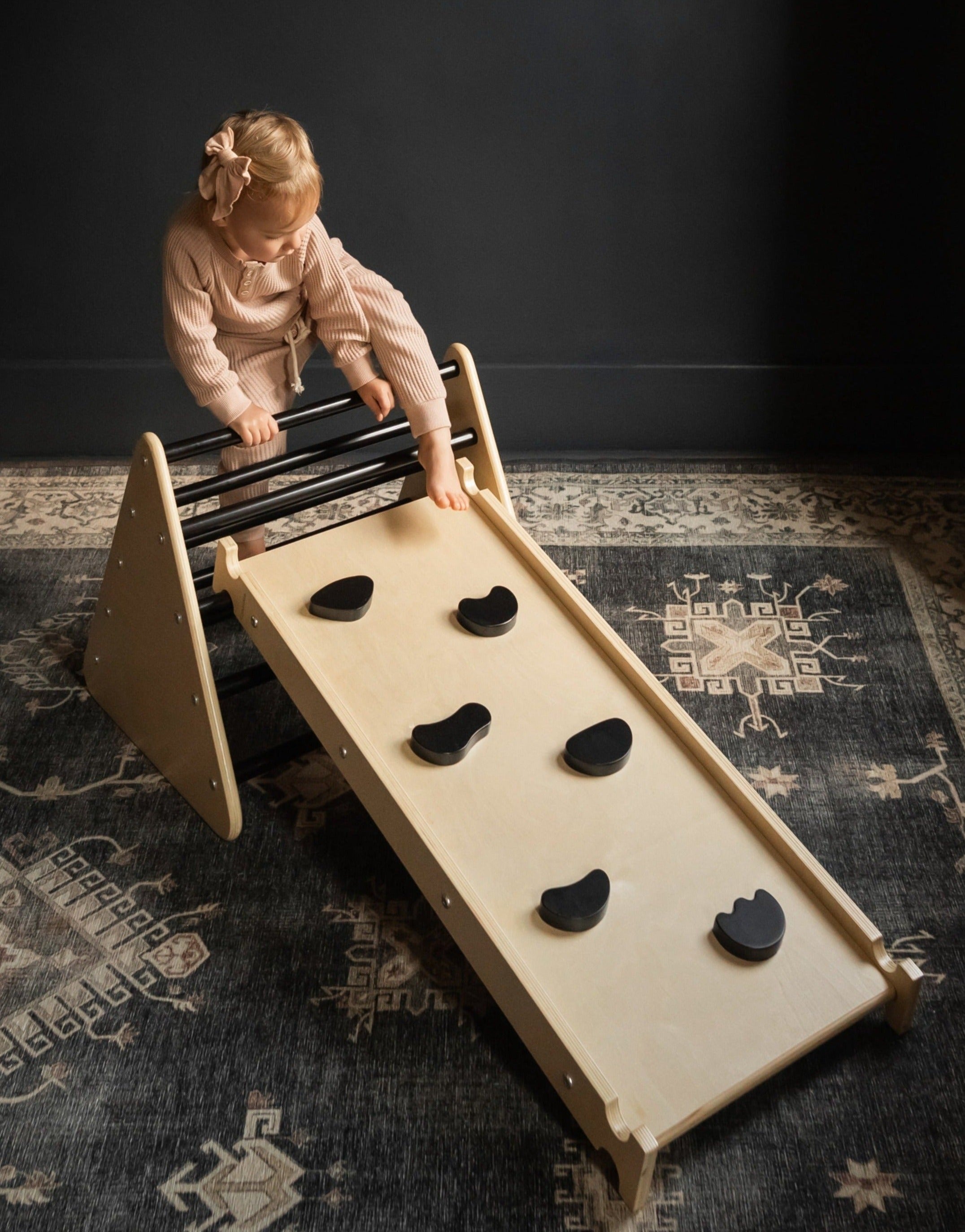 Mini Montessori Climbing Triangle with Ramps - Cassarokids